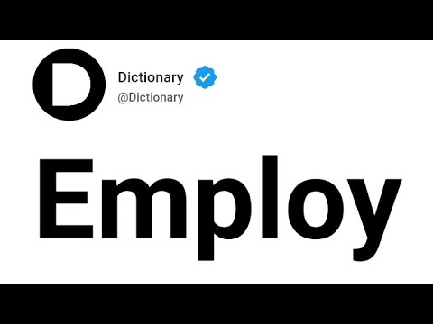 Employ Meaning In English