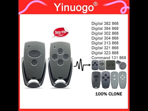 Yinuogo - YNG174 - How to clone Marantec Digital 382 384 313 321 312 868 garage remote control ?