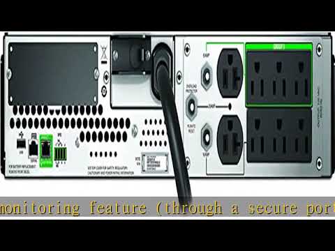 APC 3000VA Smart UPS with SmartConnect, SMT3000RM2UC Rack Mount UPS Battery Backup, Sinewave, AVR,