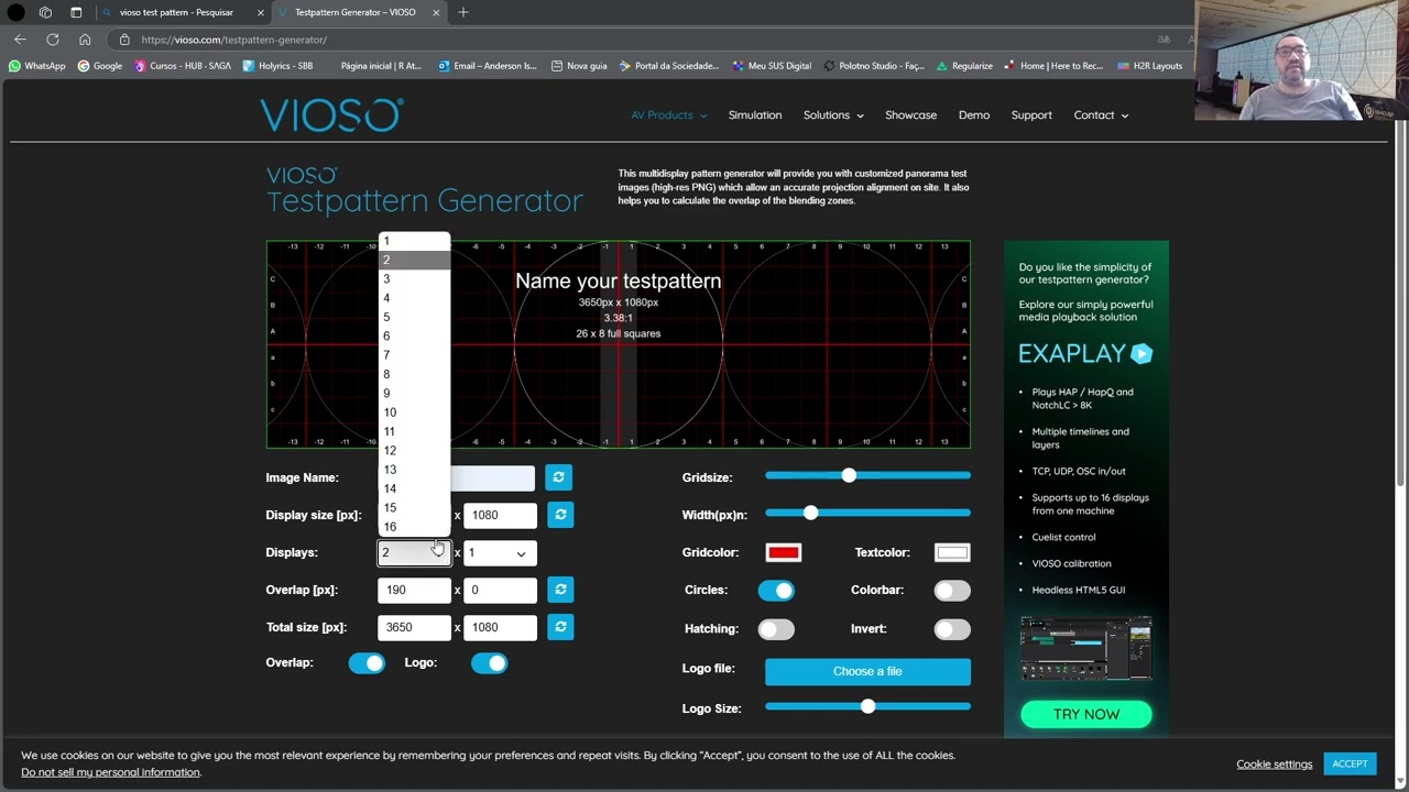 TEST CARD VIOSO