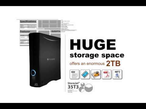 Storejet 35T3 8TB USB 3.0 External HDD Announced by Transcend