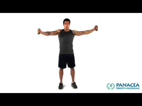 Standing Horizontal Abduction and Adduction