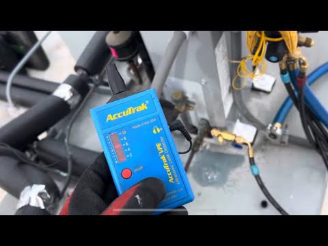 AC ultrasonic leak testing or soapy bubbles. $1700 quarter inch nut 🥜 quoted