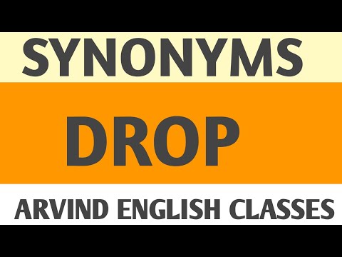Synonyms of Drops in English || Synonyms || Arvind English classes || #shorts #synonyms #ytshorts