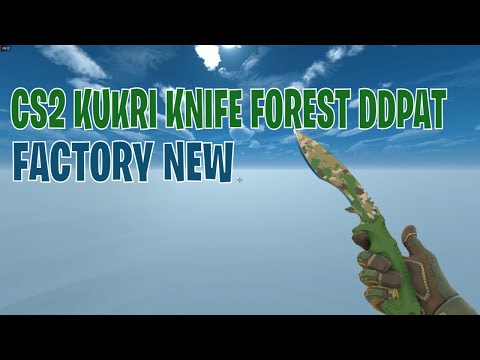 Kukri Knife Forest DDPAT (Factory New) | CS2 Skin Showcase #608