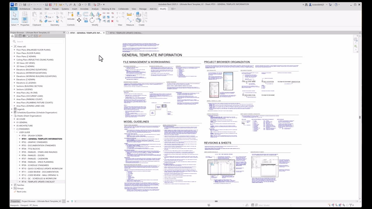 Ultimate Revit Template - General Template Information