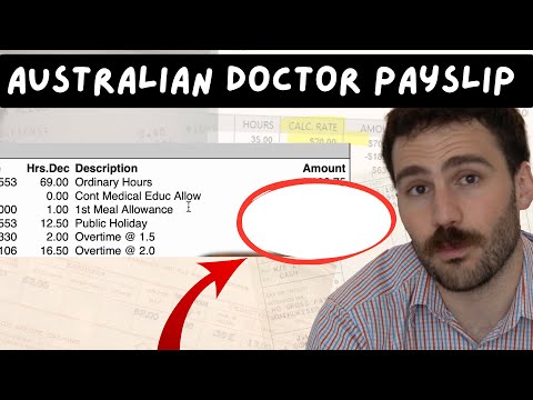 australian doctor payslip revealed - how much I earn as a 2nd year doctor