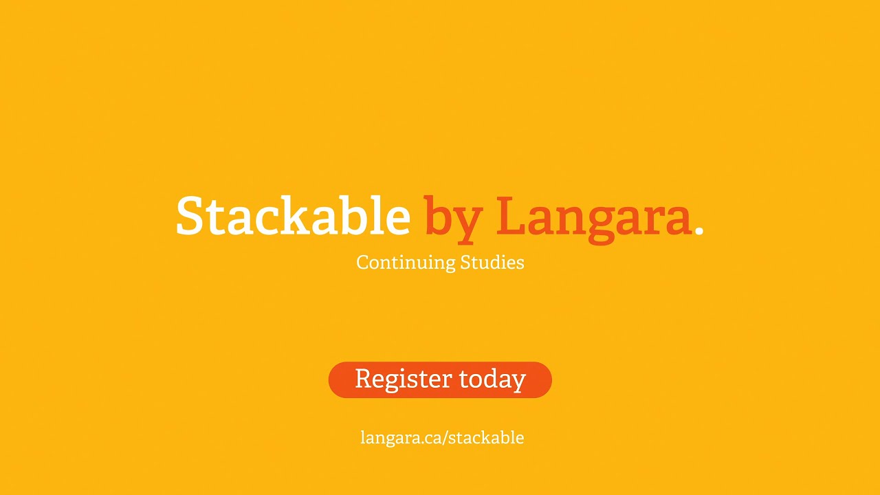 Stackable by Langara | Continuing Studies