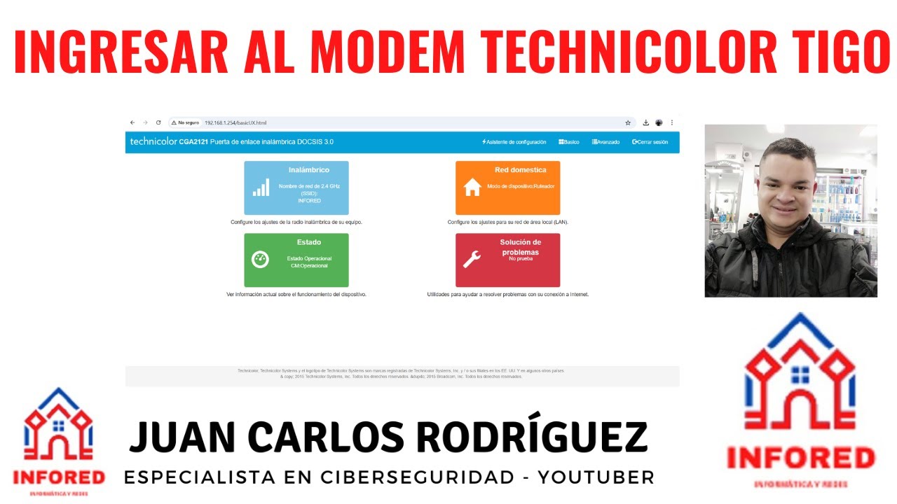 🌐 Cómo Ingresar al Módem Technicolor de Tigo 🛠️