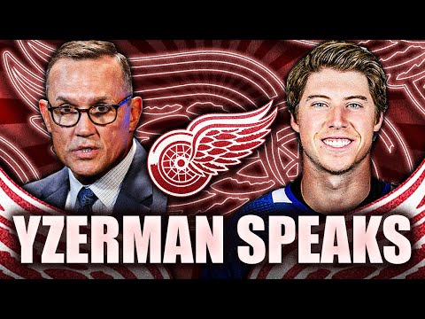 STEVE YZERMAN SPEAKS ON SIGNING TOP UFA'S: SHORT-TERM MITCH MARNER CONTRACT W/ DETROIT RED WINGS?