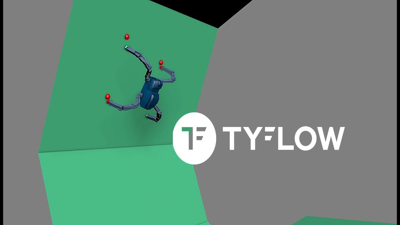 TYFLOW-3DS MAX-quadruped procedural walk