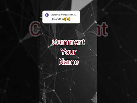 Harshitha Cursive Handwriting|| Comment Your Name #shorts