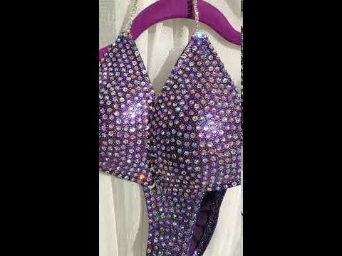 Fitness Competition Bikini Suit - Classic Purple
