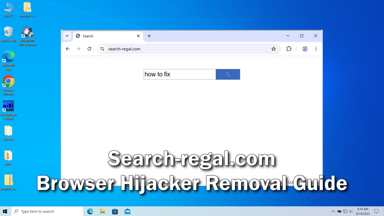 Search-regal.com Browser Redirect Virus Removal Guide