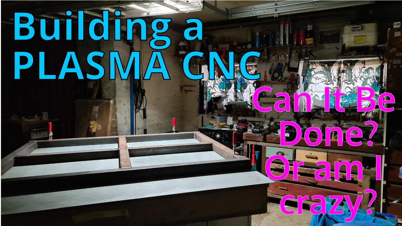 Building a CNC Plasma table D.I.Y - Part 1   Welding the Frame
