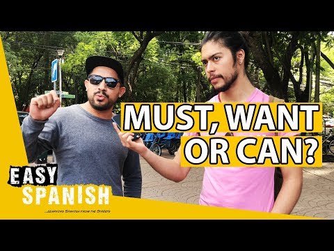 MUST, WANT & CAN in Spanish (Basic Spanish conversations with subtitles) | Easy Spanish 151