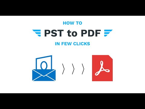 How To Convert PST to PDF