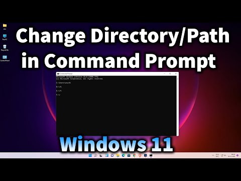 Windows 11 - Command Prompt Change Directories or Folders To Another Drive