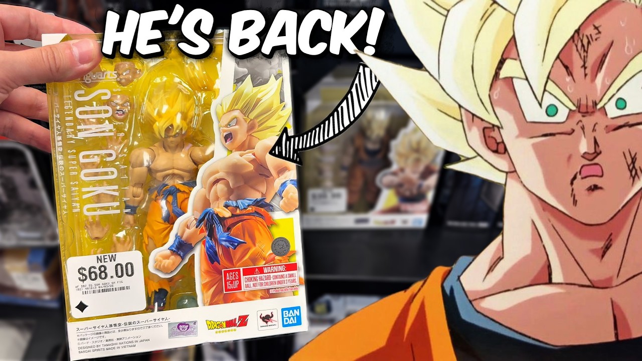 The Legendary Super Saiyan GOKU SH Figuarts is BACK!