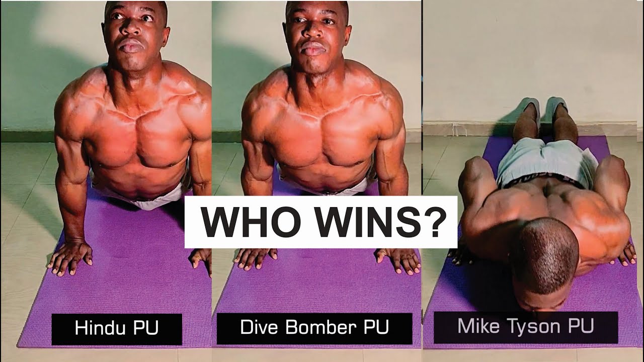 Hindu vs Dive Bomber vs Mike Tyson Pushups | The Ultimate Comparison #Hindu #divebomber #miketyson