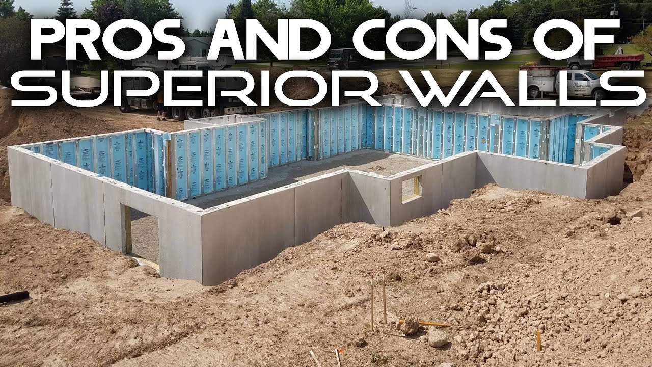 PROS AND CONS OF SUPERIOR WALLS // Precast Foundation Walls // Superior Walls Overview //