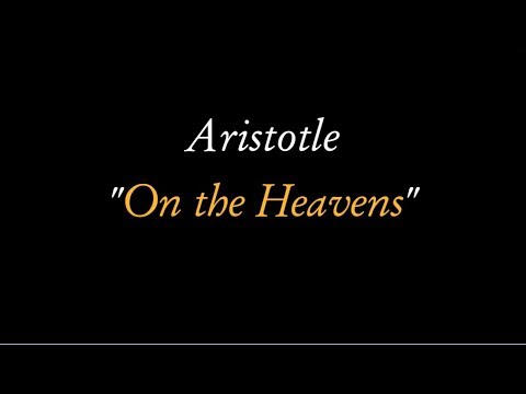 On the Heavens 1.09 (Aristotle) spoken reconstructed Ancient Greek pronunciation