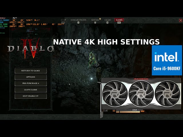 Best Diablo 4 graphics settings for RX 6800 and RX 6800 XT