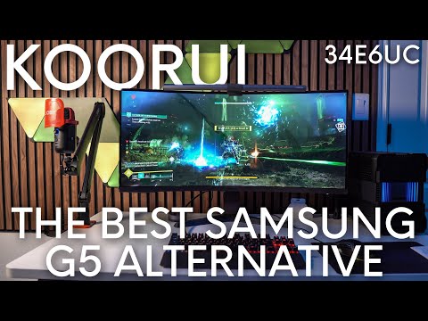 KOORUI (34E6UC) 34inch 1000R Curved Monitor - The Best G5 Alternative!