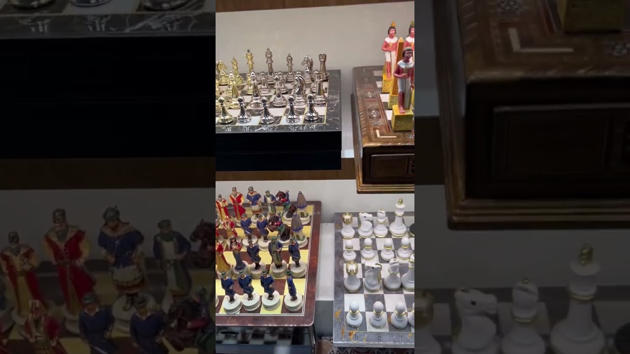 The most impressive Chess boards on earth are on Istanbul’s Grand Bazar 🇹🇷♟️but they’re no cheap!