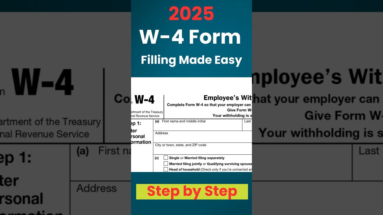 Fill Out Your W-4 in Minutes