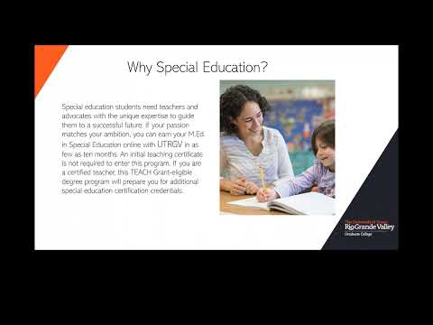 [Webinar] Master of Education in Special Education - Accelerated Online