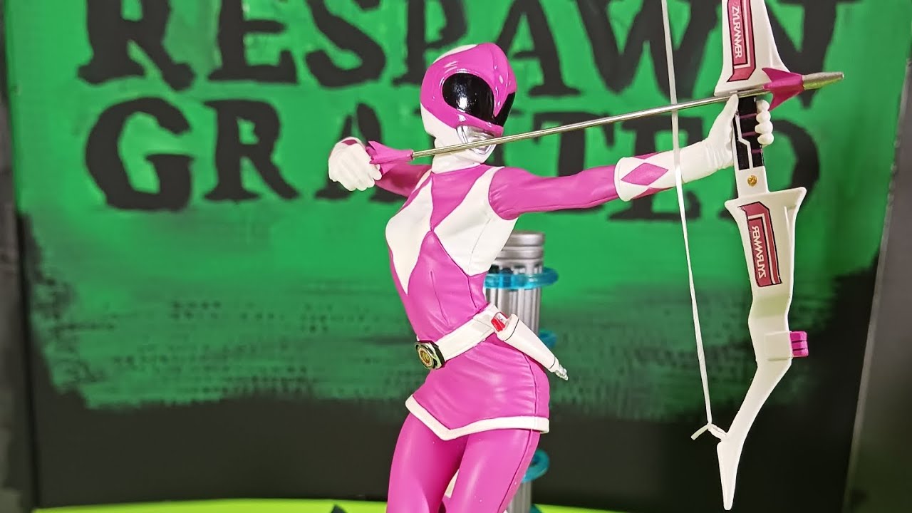 pink ranger 1/10th scale by ironstudios