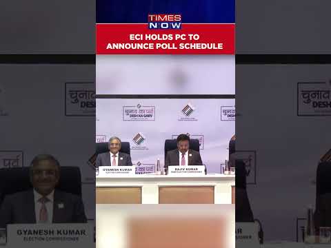 Election Commission Holds Press Conference To Announce Lok Sabha Elections 2024 Schedule #Shorts