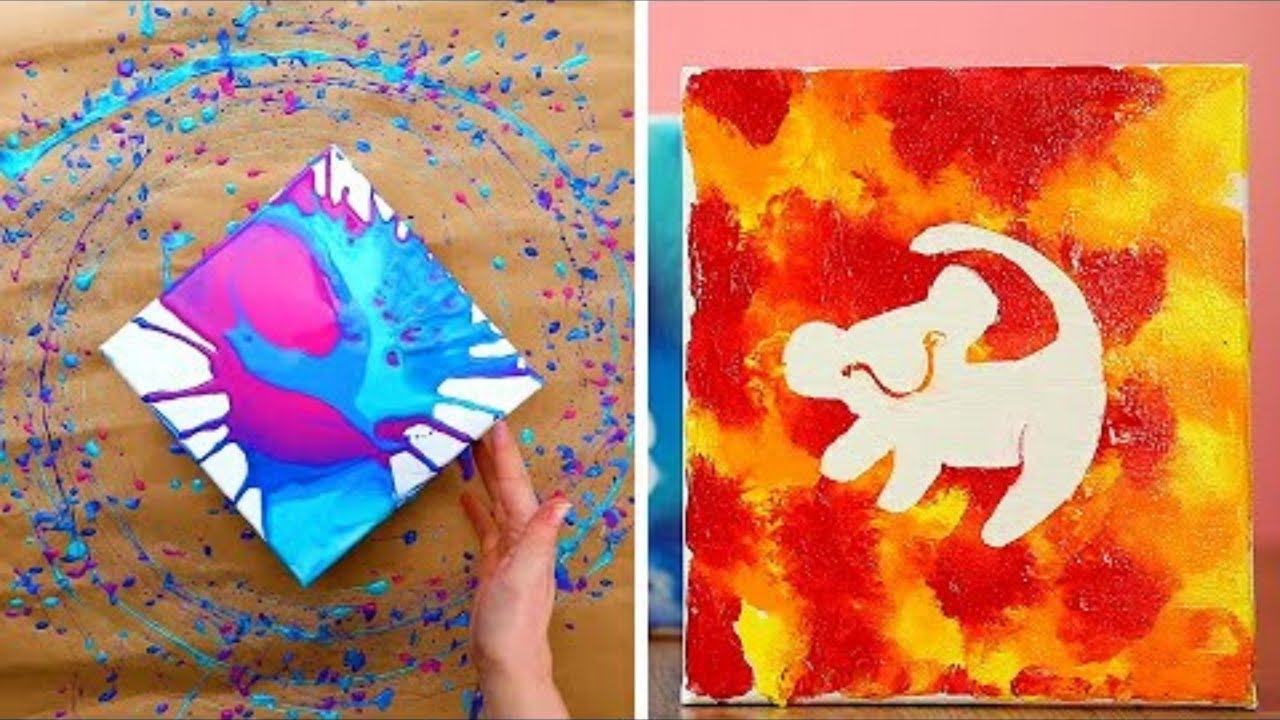 12 DIY Paint Hacks and Easy Art Projects