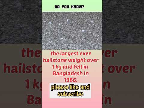fact 39, hailstones
