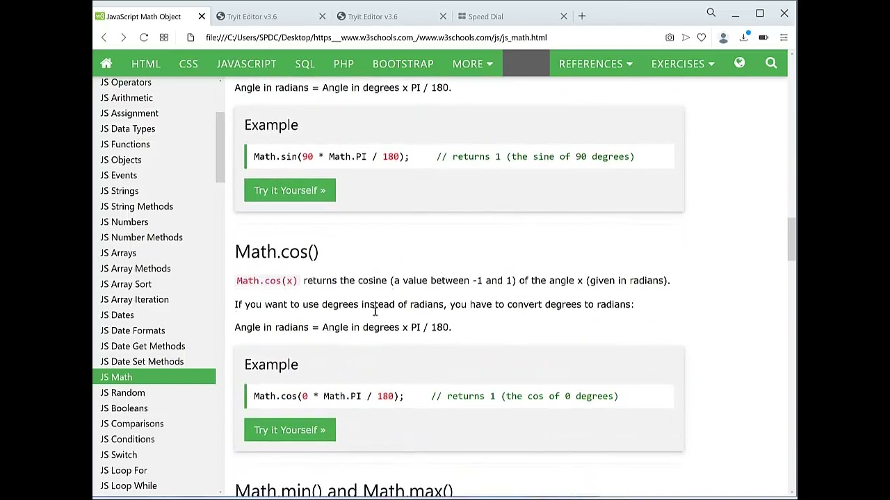 JavaScript Math Object