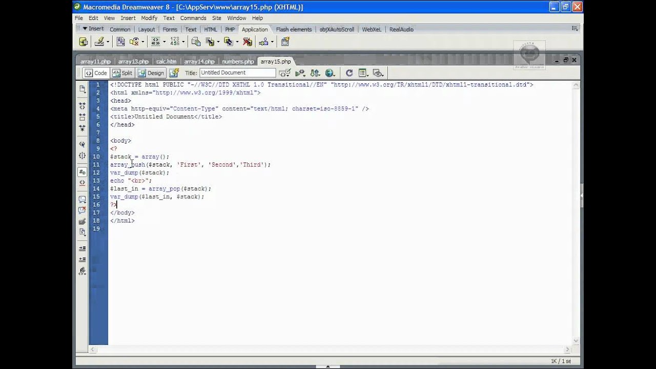 php 04 19 arrays stack function