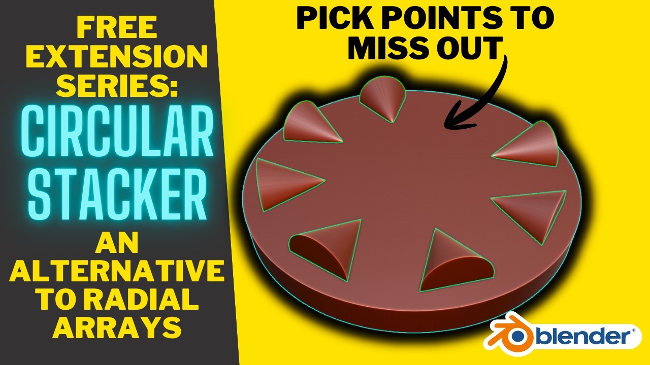 FREE Blender Extensions: Circle Stacker