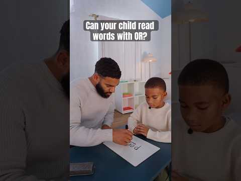 Help your child read and spell words with OR (pork, fort, fork) #shorts