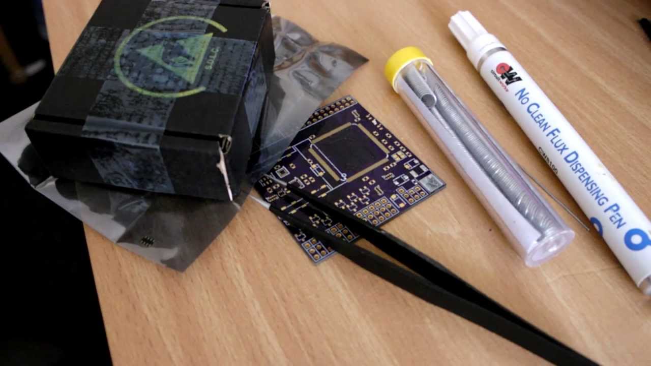 Hand soldering leadless surface mount ICs without solder paste - SMT/SMD Tutorial