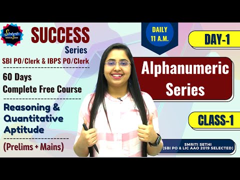 Alphanumeric Series Video Lecture - Banking Exams