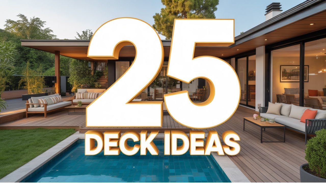 25 Stunning Outdoor Deck Ideas That Will Transform Your Backyard