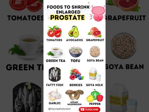 lists of foods to shrink enlarged prostate. #food #prostate