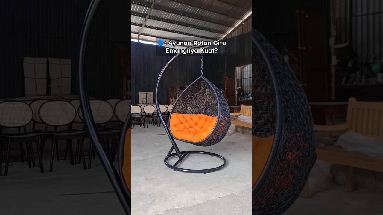 Ayunan Rotan Super Kuat 💪🏻 #ayunan #ayunananak #mebeljepara #furniture #interiordesign