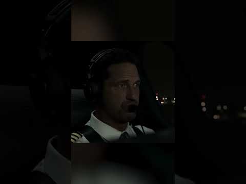 In PLANE (2023), When Characters talk on the radio....