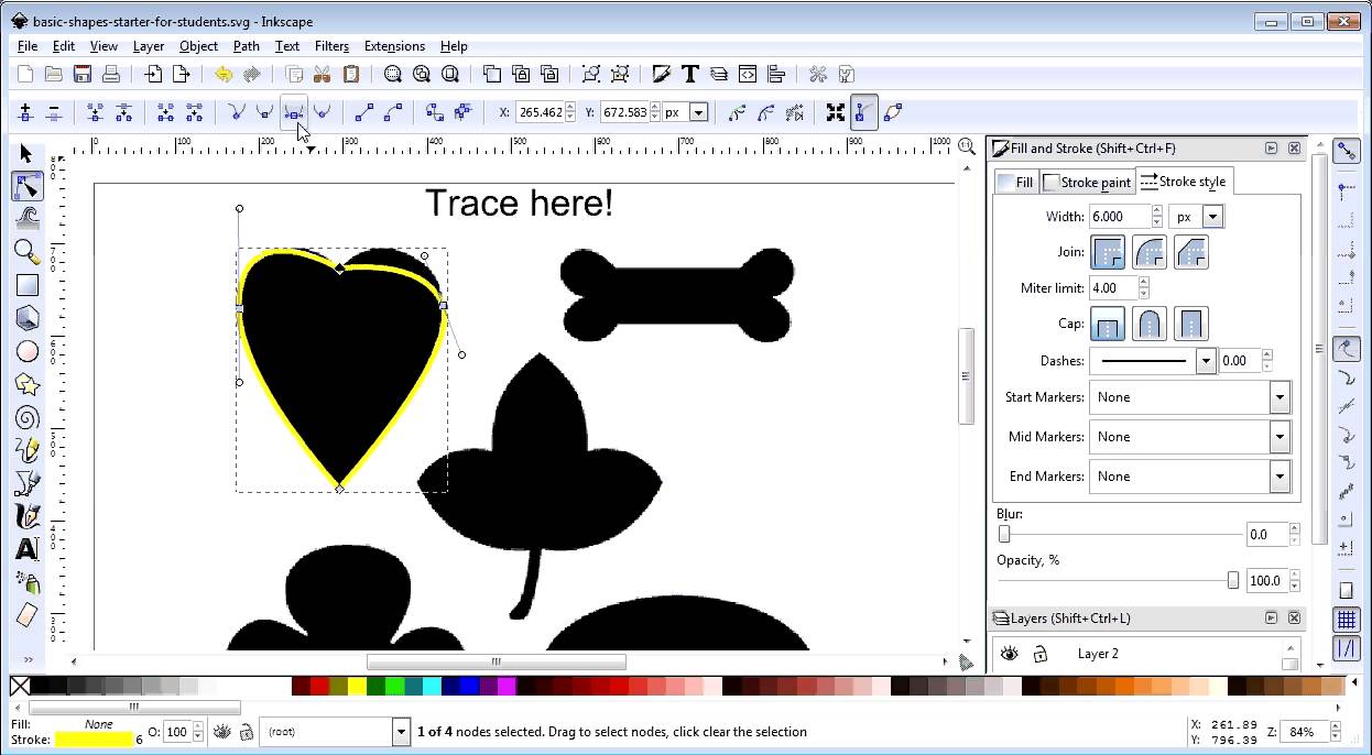 Inkscape - Activity 02 - Basic Shapes