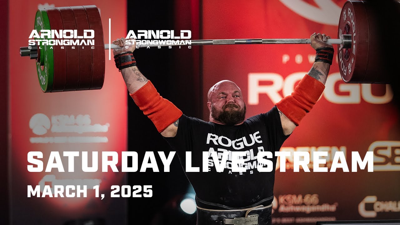 Full Saturday Live Stream | 2025 Arnold Strongman Classic