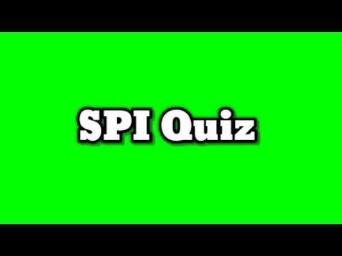SPI Quiz