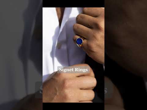 Signet Rings are an Essential for men with Luxury Watches💎 #signetring #watchesformen #mensjewelry