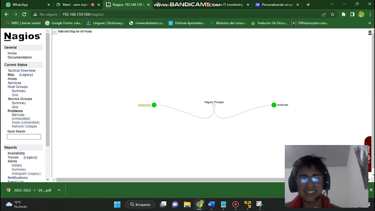 Monitoreo con el NAGIOS CORE